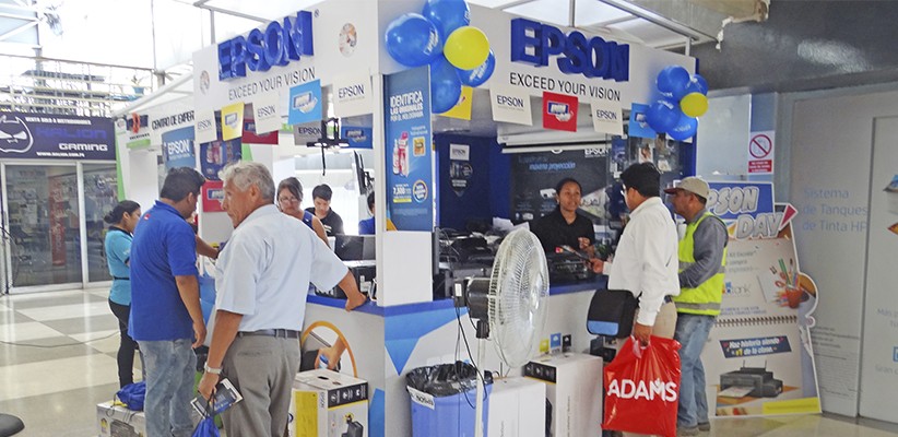 Epson Day en galerías del centro de Lima - Canal TI